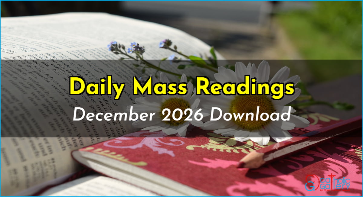 Download Mass Readings - December 2026 - Catholic Gallery