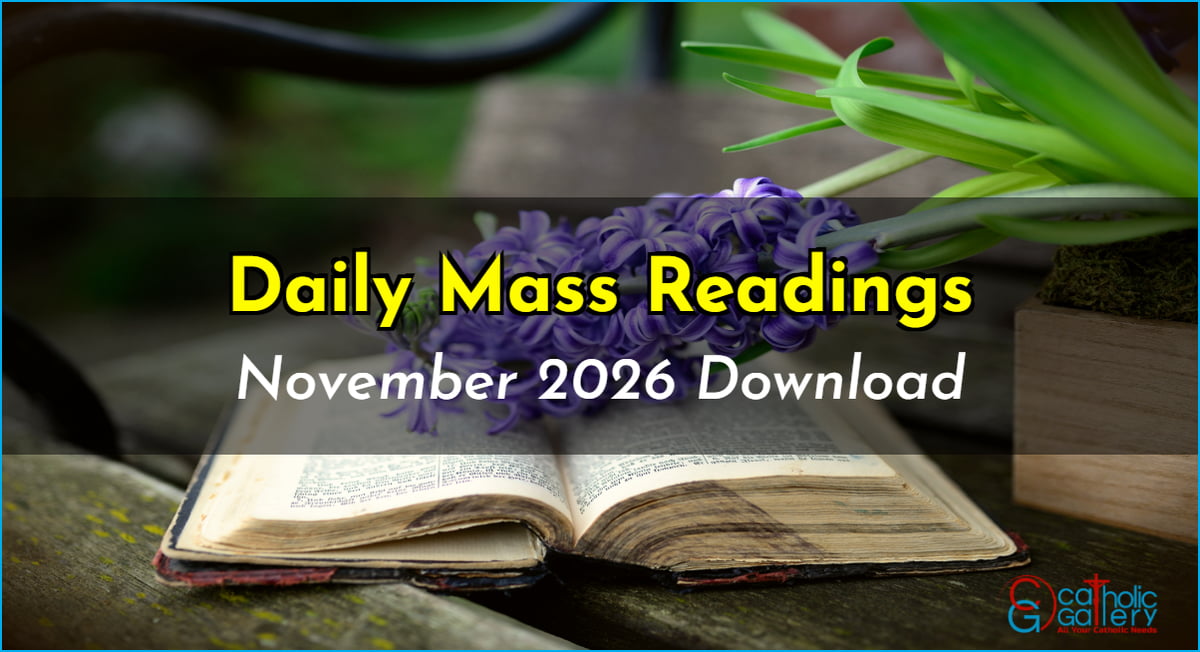Download Mass Readings - November 2026 - Catholic Gallery