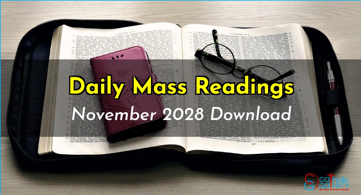 Download Mass Readings - November 2028 - Catholic Gallery