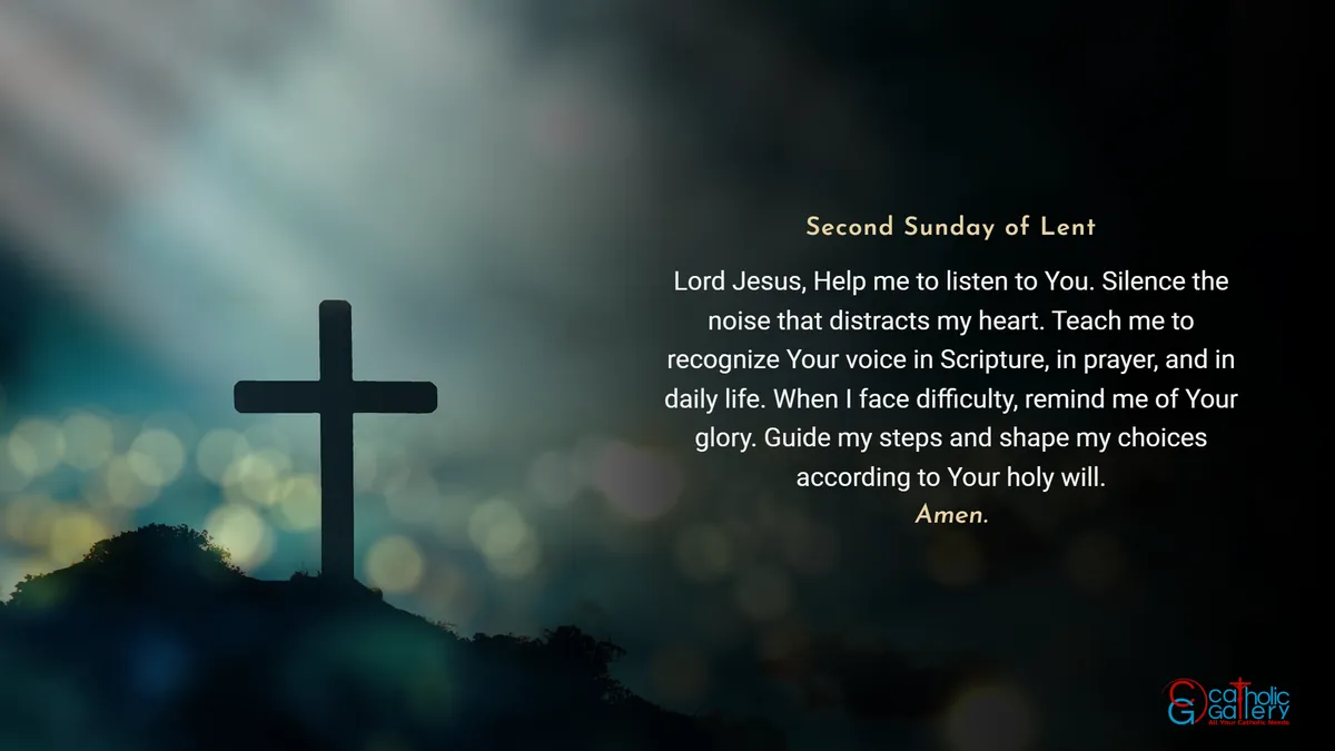 Lenten Preparation - Second Sunday of Lent - Catholic Gallery